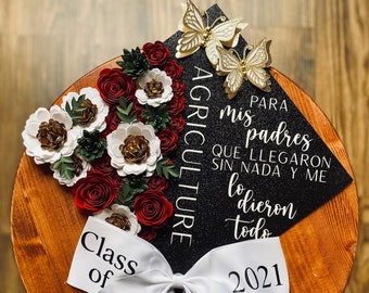 Agriculture Graduation Cap Topper - Etsy