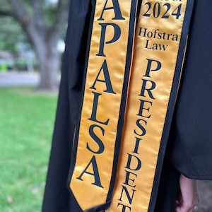 Custom Graduation Trimmed Stoles Sashes Design Decoration Silk Satin ...