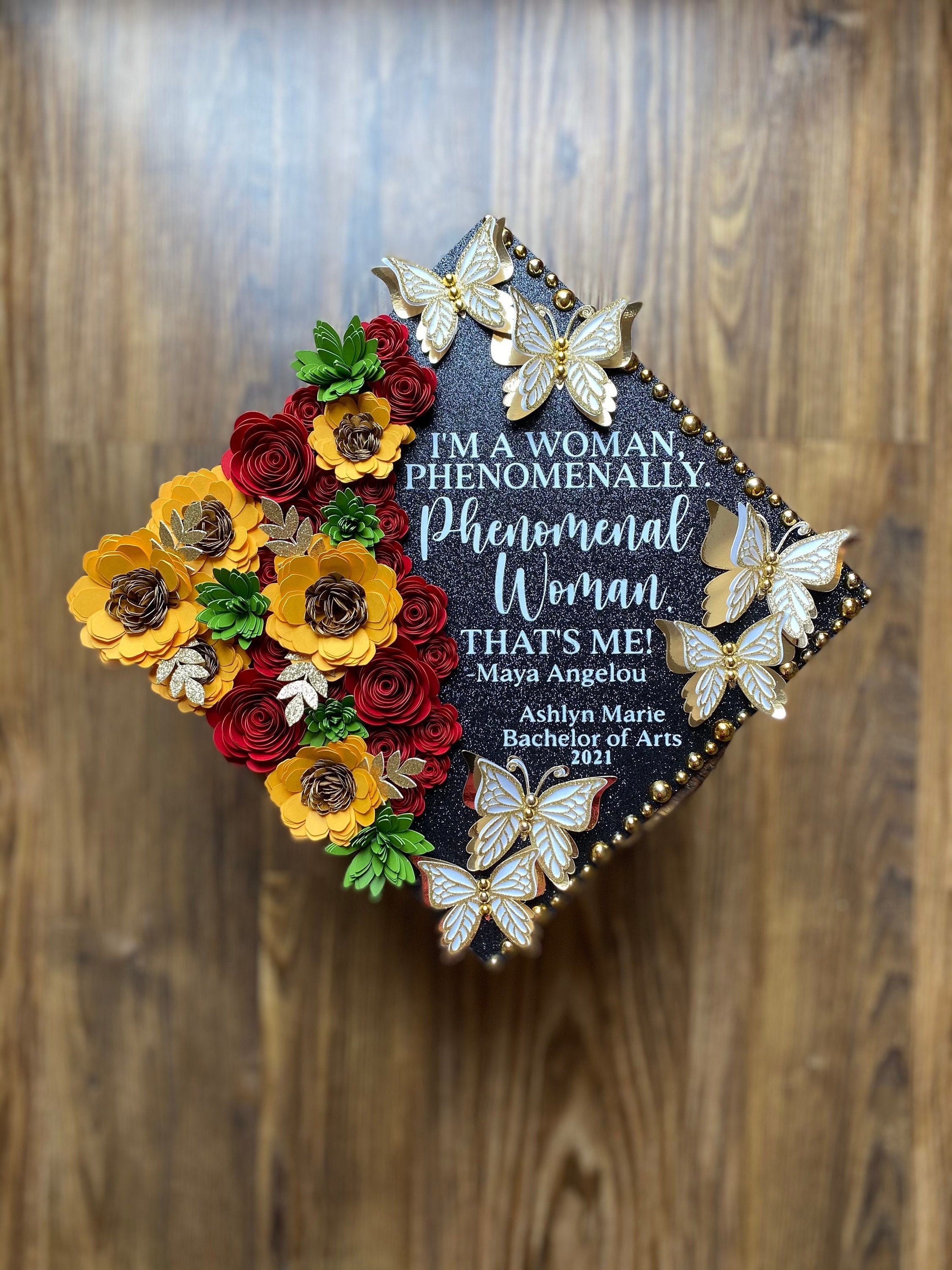 Custom Personalized West Africa Graduation Cap Topper - Etsy