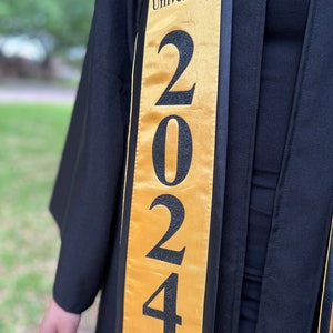 Custom Graduation Trimmed Stoles Sashes Design Decoration Silk Satin ...