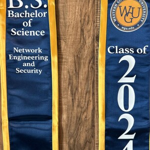 Custom Nurse RN BSN Woman Men Graduation Trimmed Stoles Sashes Design ...