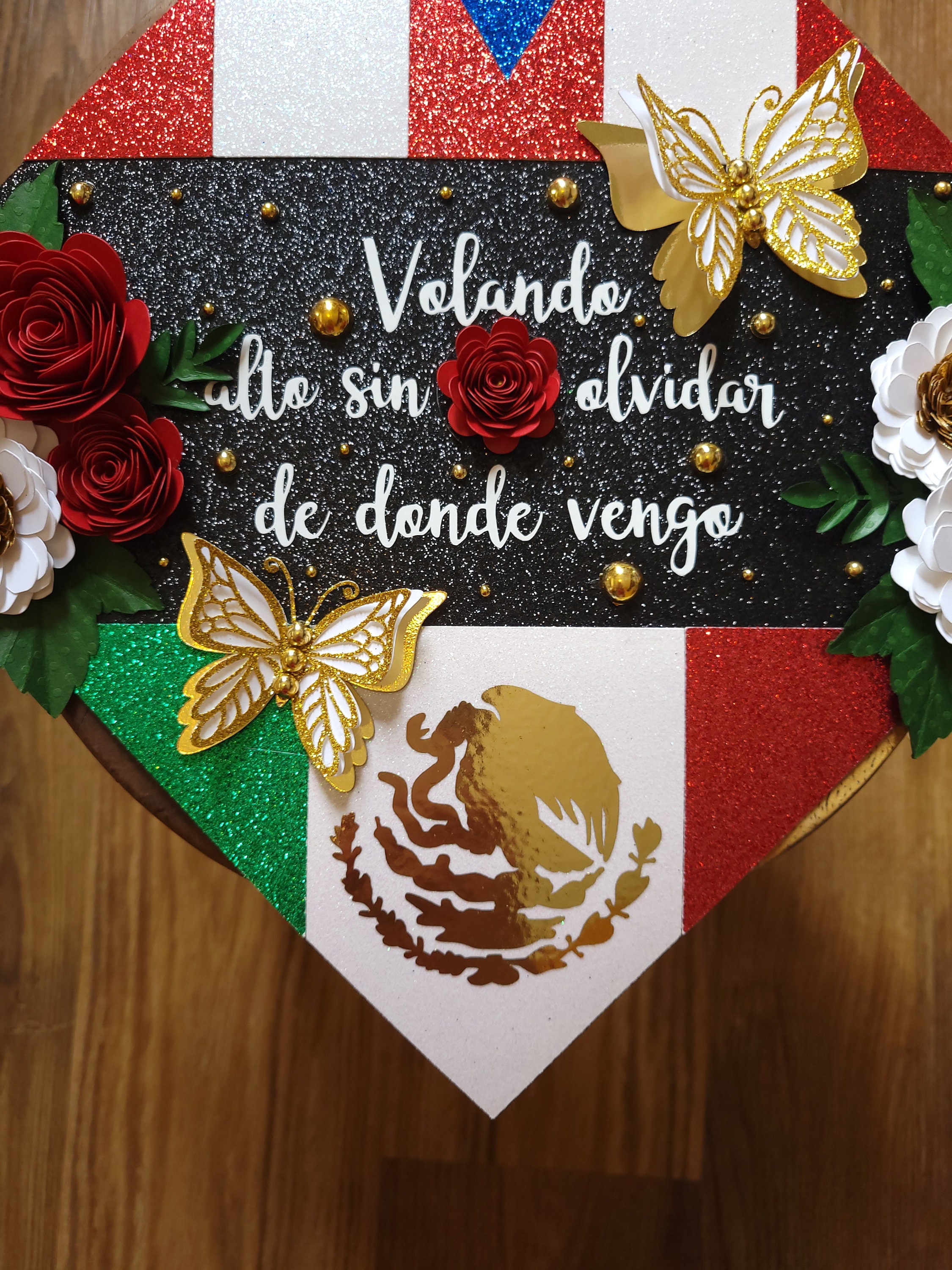 Custom Personalized Mexican Mexico Puerto Rico Rican Flag | Etsy