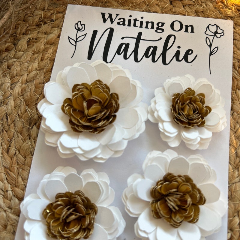 Mini Flowers for Cap - Etsy