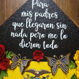 Custom Personalized Ecuador Ecuadorian Flag Graduation Cap Para Mis ...