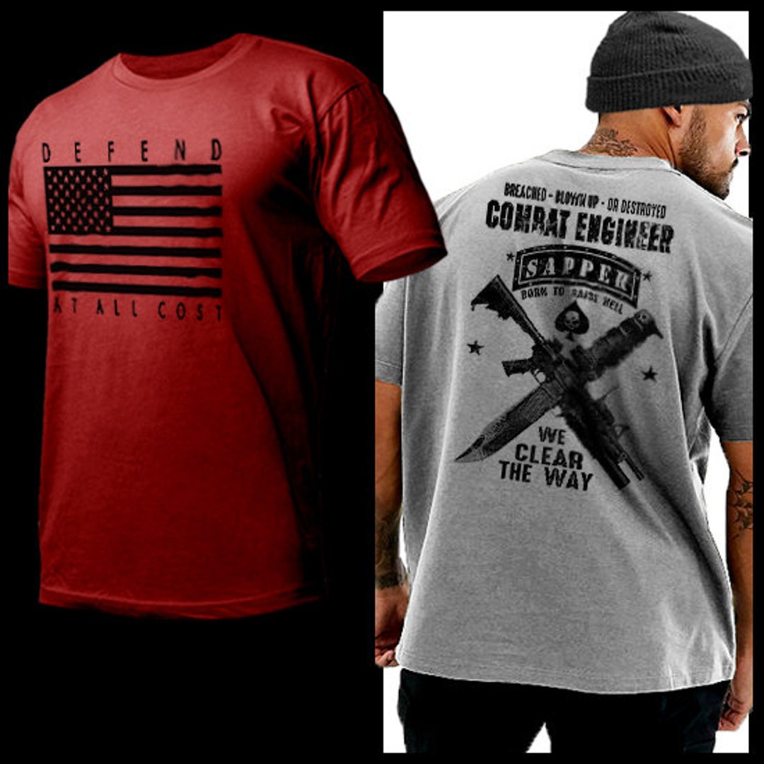 Military Combat Engineer Sapper Action T-shirt Spec Operation Commandos ...