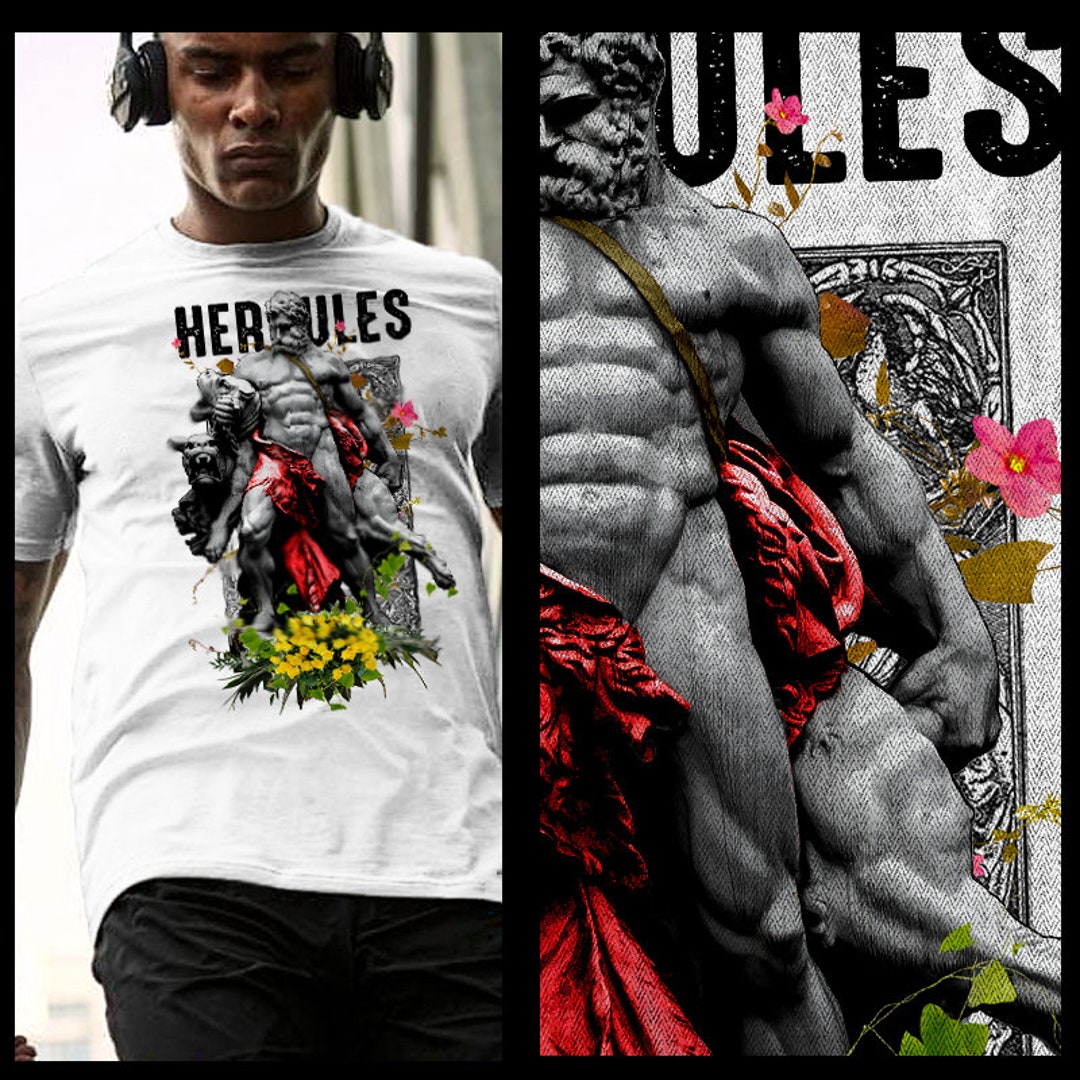 Urban Streetwear Hip Hop Hercules T-shirt Underground Rap Trap Music ...