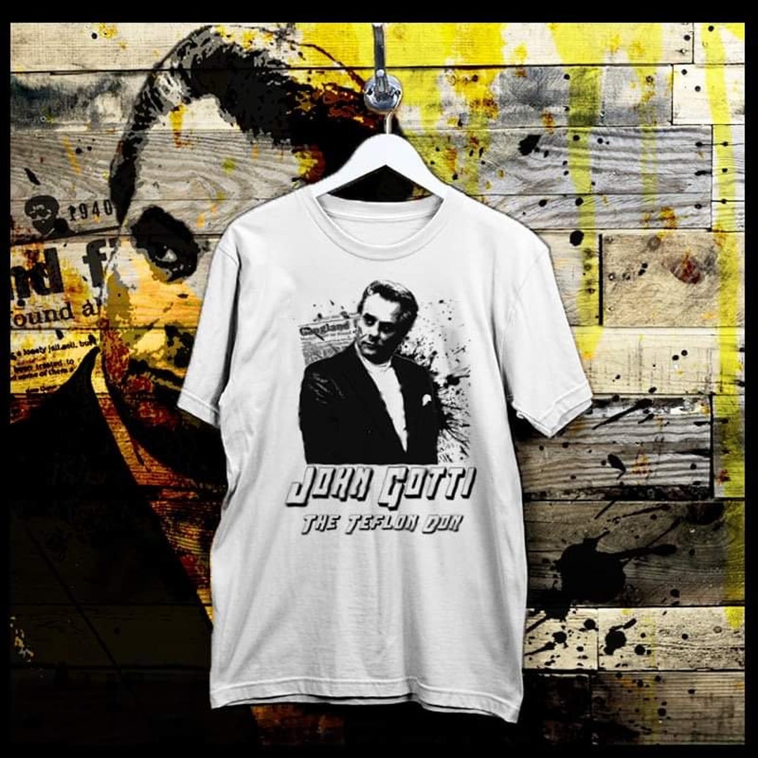 Mobster Kingpin John Gotti Crime Boss T-shirt Mafia Thug Life Cotton ...