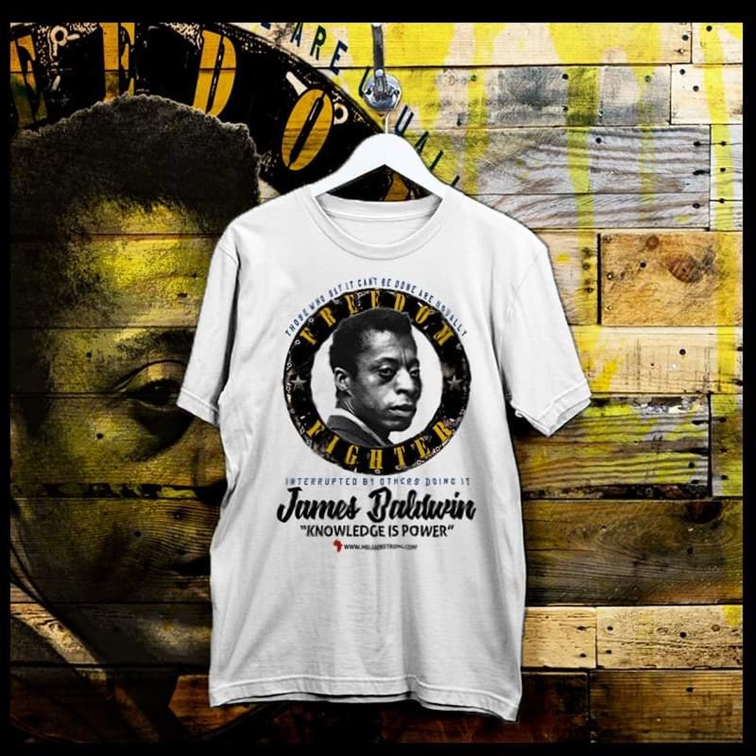 Black History Month Pride and Power James Baldwin T-shirt African ...