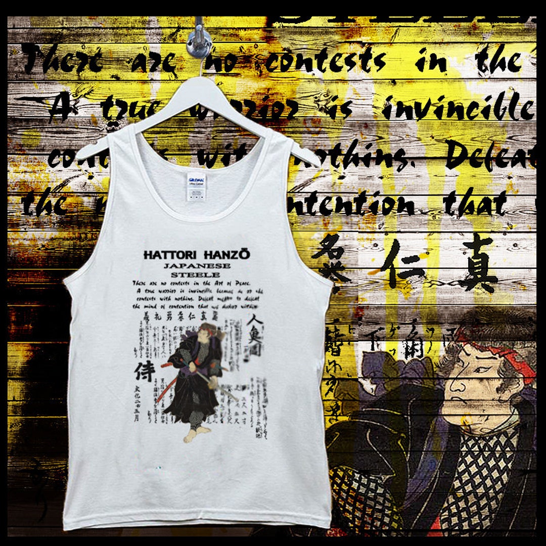 Japanese Samurai White Tank Top Bushido Way of the Warrior Japan Edo ...
