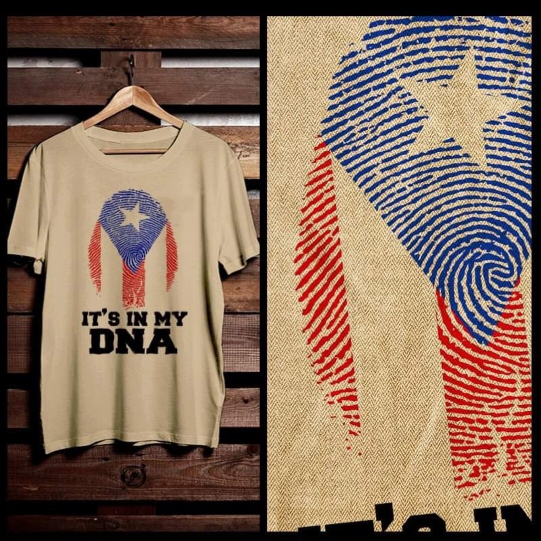 Puerto Rico Flag T-shirt Puerto Rican Boricua DNA Taino Afro Latino ...