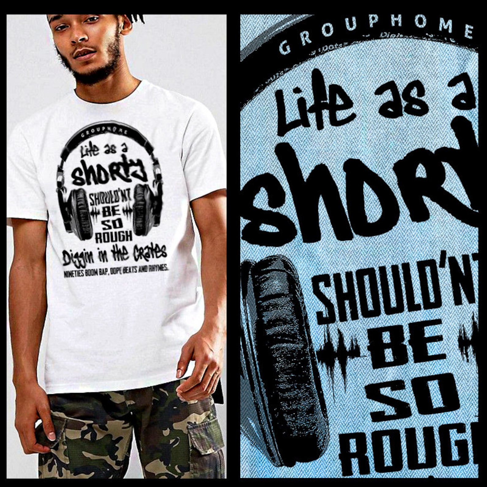 Hip Hop T-shirt NYC Oldschool Underground Rap Music 90s Urban - Etsy