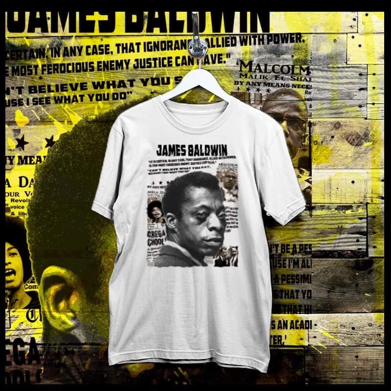 James Baldwin Quotes T-shirt African American Civil Rights Activist ...