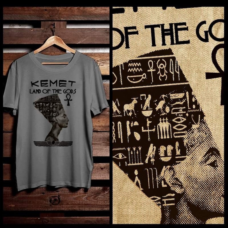 Ancient Egypt Nefertiti Kemet African Melanated Ankh African Nubian ...