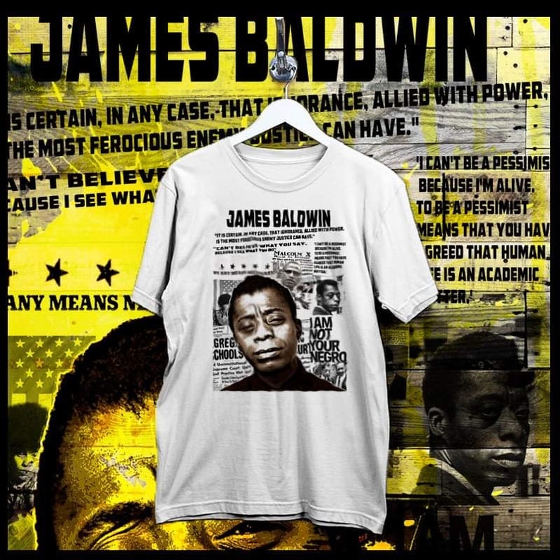 Black History Month Pride and Power James Baldwin T-shirt - Etsy