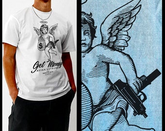 Urban Streetwear Hip Hop Thug T-shirt Underground Rap Trap - Etsy