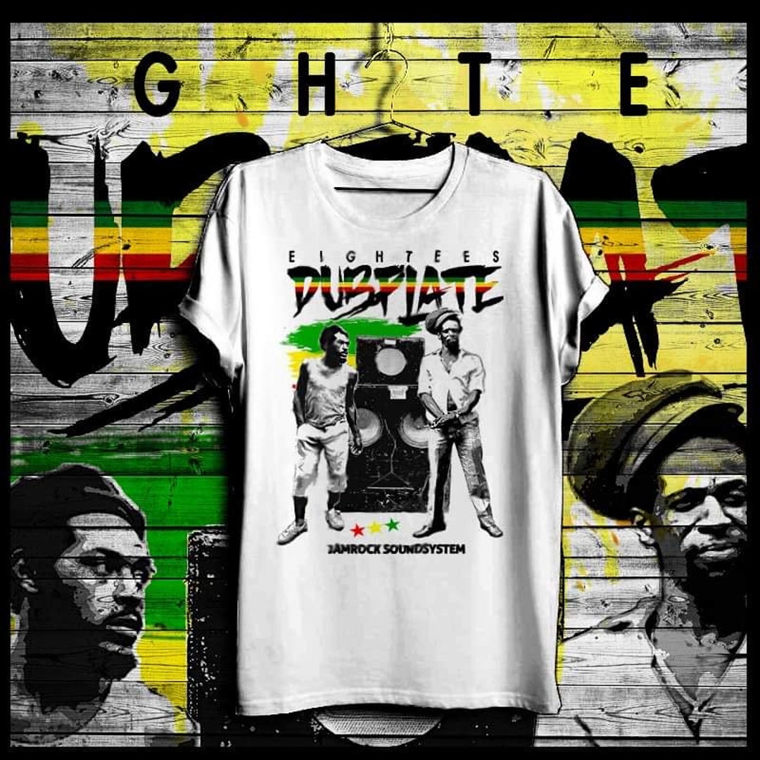Reggae camiseta de música Haile Selassie Rastafarian raíces jamaiquinas ...