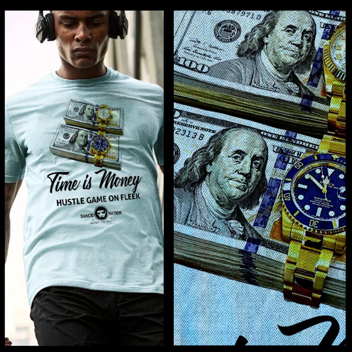 Urban Streetwear Hip Hop Money Movers T-shirt Underground Rap - Etsy