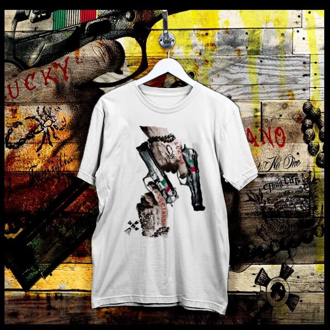 Mobster Kingpin Lucky Luciano Crime Boss T-shirt Mafia Thug Lifestyle ...