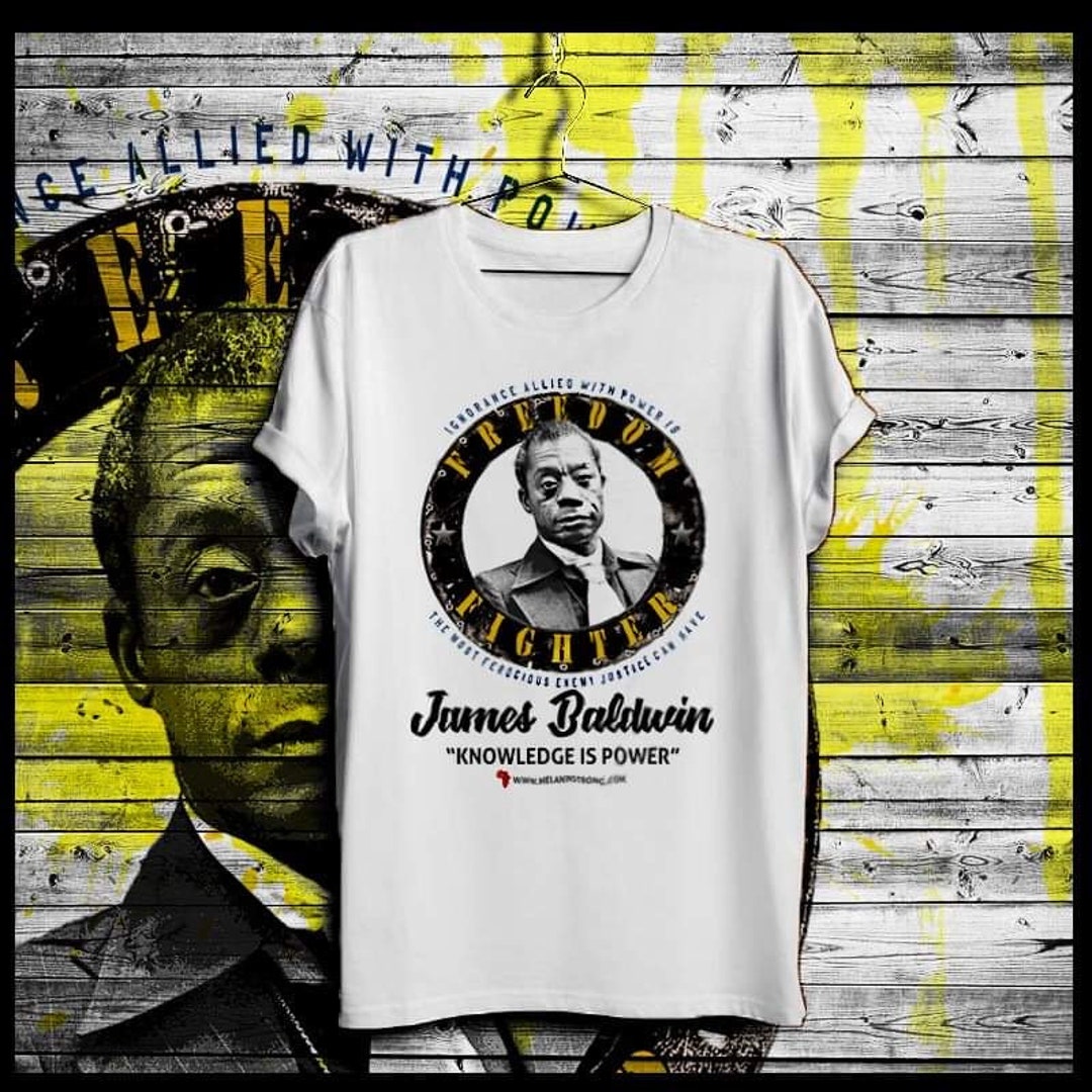 Black History Month Pride and Power James Baldwin T-shirt African ...