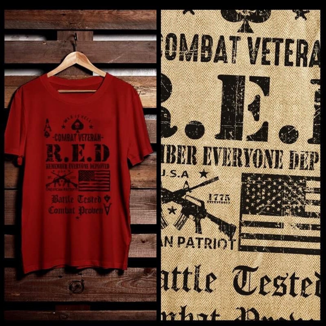 Military Deployed T-shirt Combat Veteran Tactical War Quote Special ...