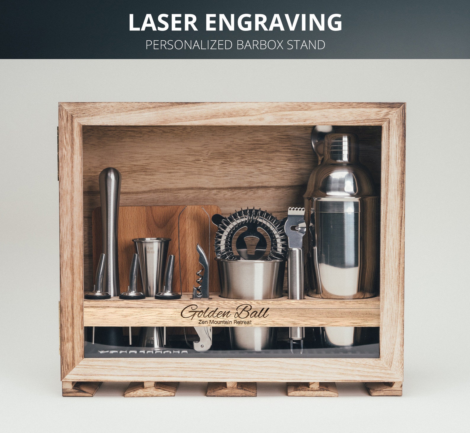 Barbox Mini Bar for Modern Homes Cocktail Bartending Kit - Etsy