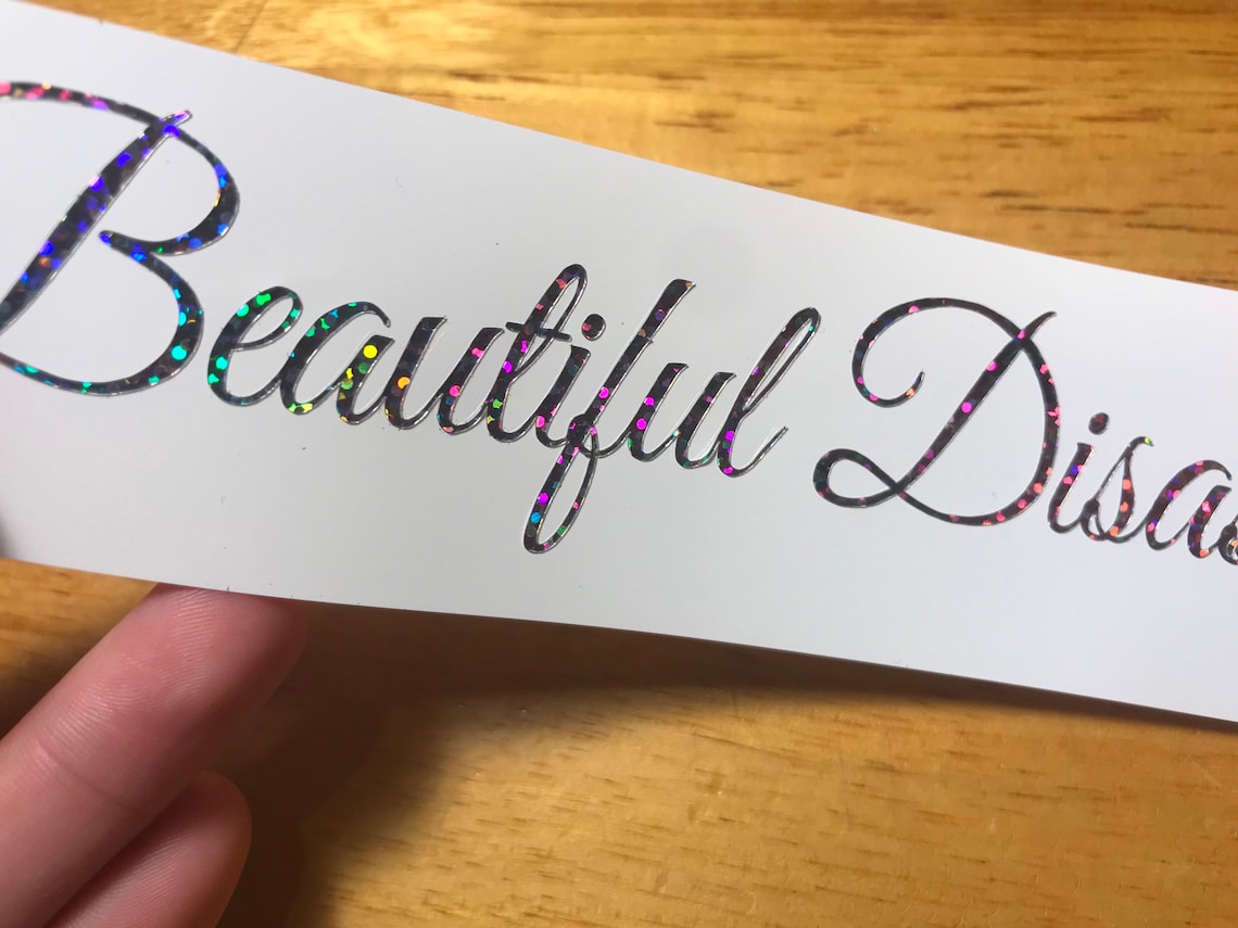 Beautiful Disaster Vinyl Car/truck Decal | Etsy