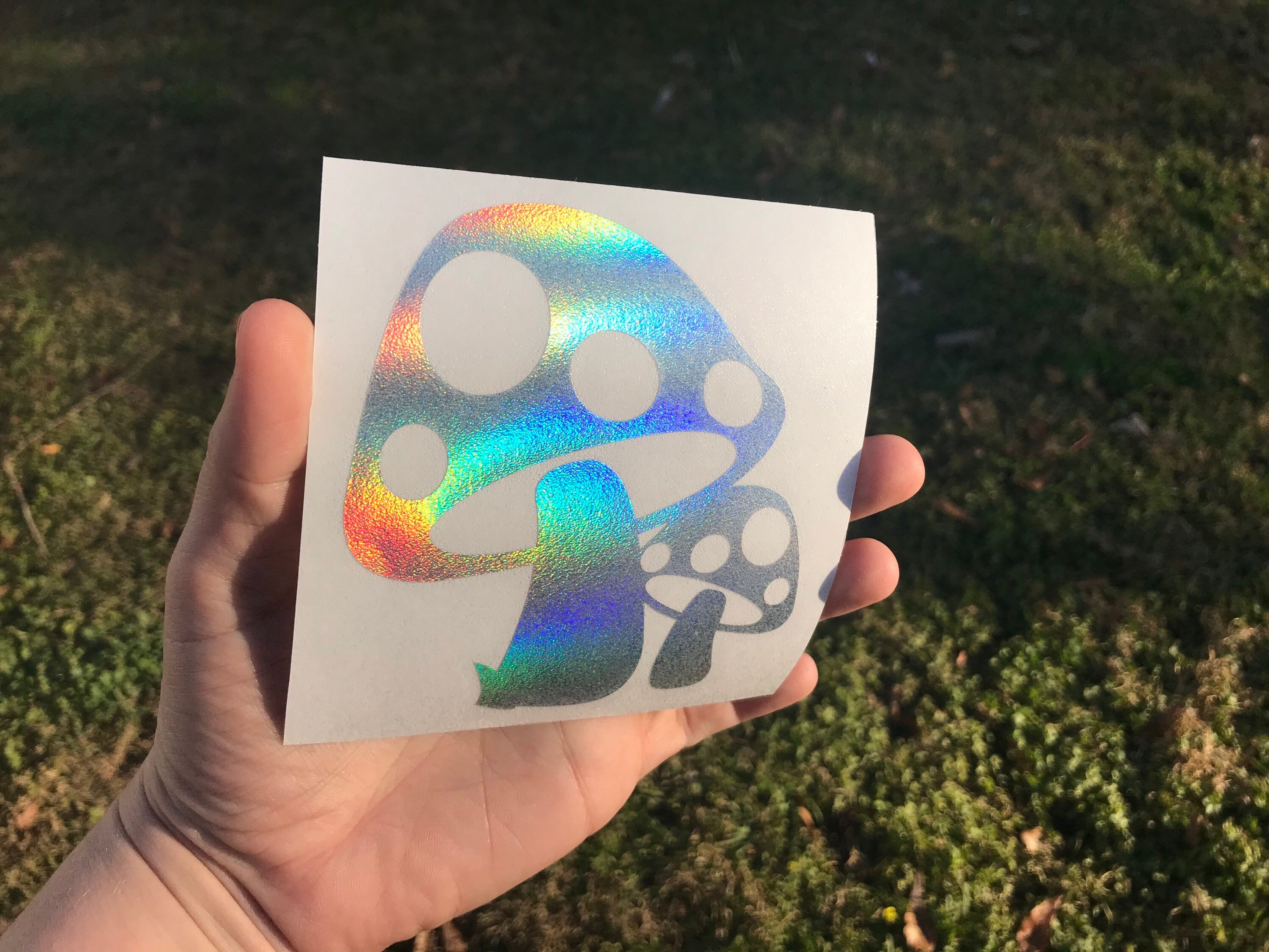 Mushroom Vinyl Decal - Etsy