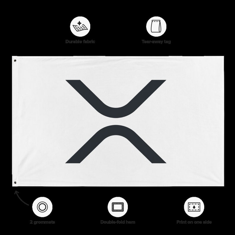 XRP X Logo Flag - Etsy