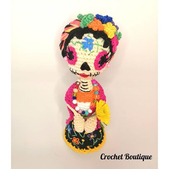 Crochet Mexican Catrina Pattern Amigurumi - Etsy