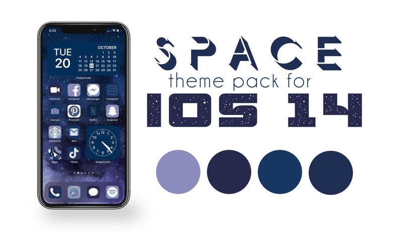 Space Theme Icon Pack IOS 14 Icon Covers - Etsy