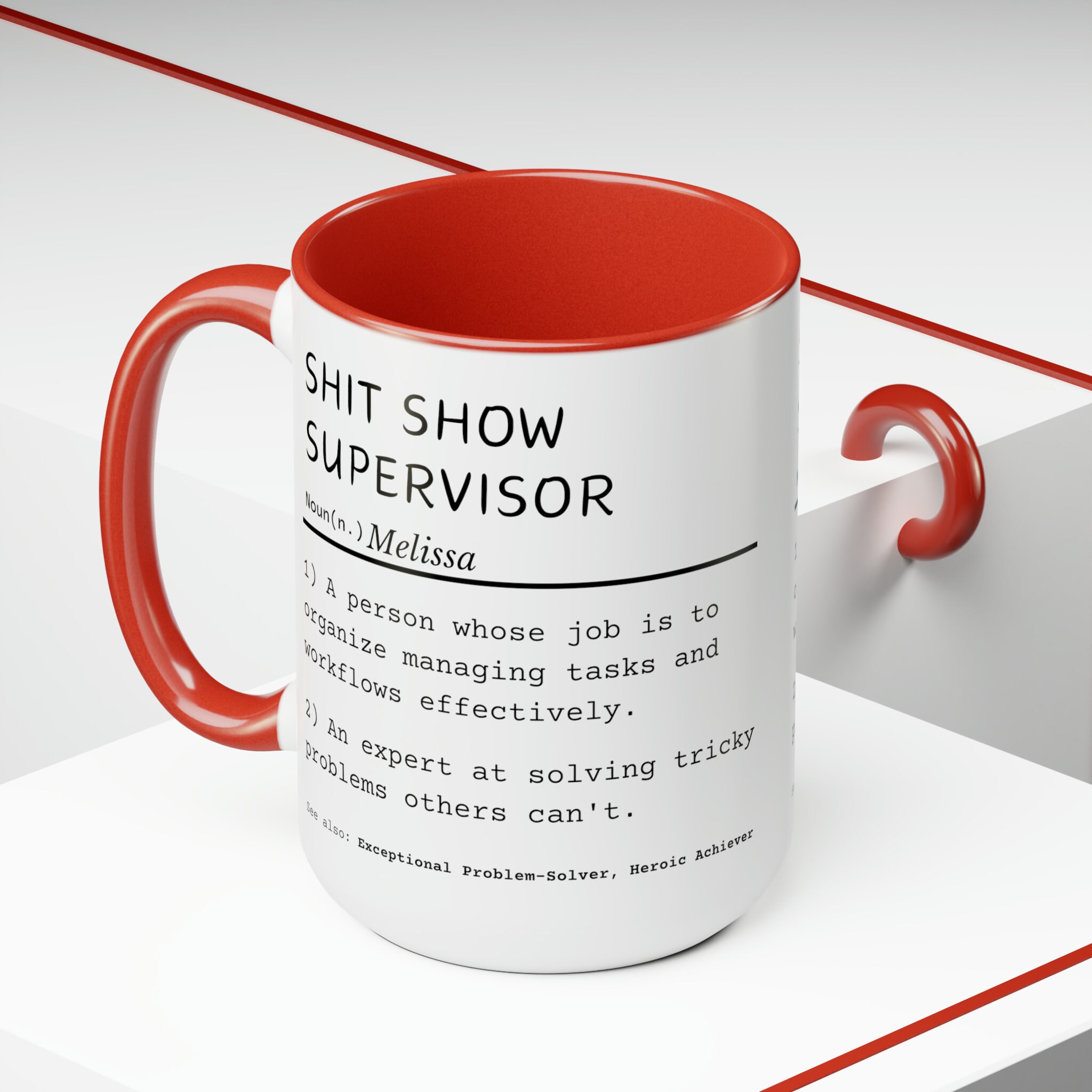Shit Show Supervisor Mug, Coffee Mugs, Gift for Him, Gifts for Dad ...