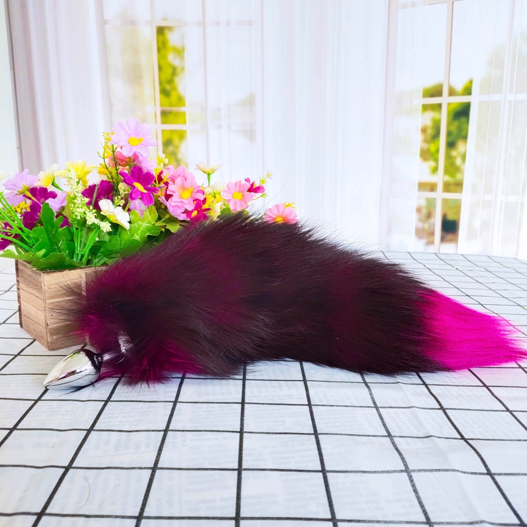 Fox Tail Butt Plug Faux Fur Tail Plug Anal Plug Sex and - Etsy