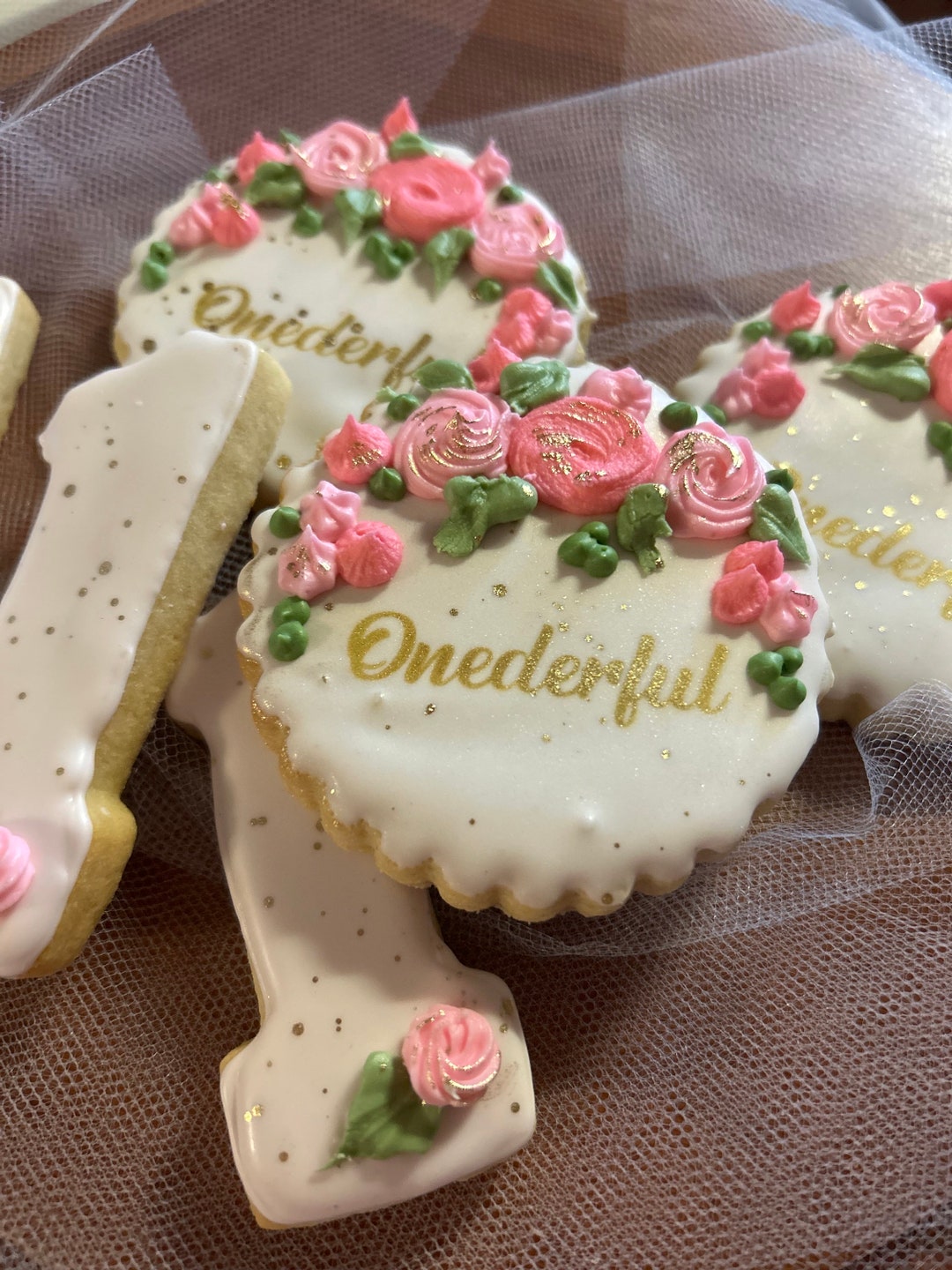 Onederful Birthday Cookies - Etsy