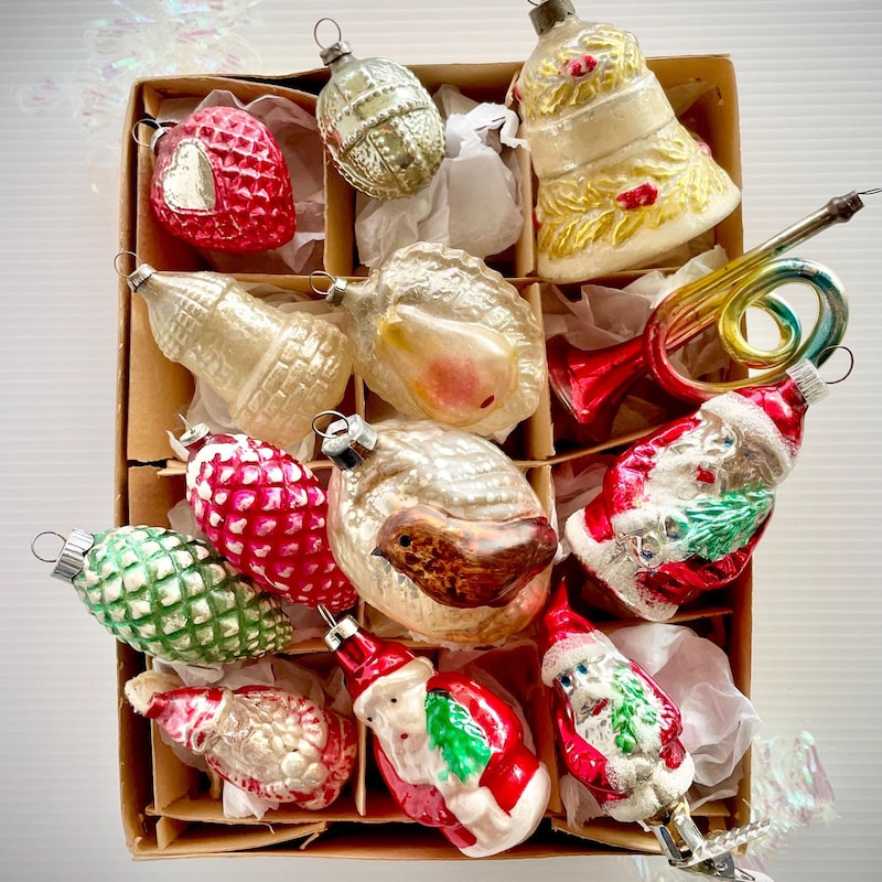 Antique Christmas Ornaments - Etsy
