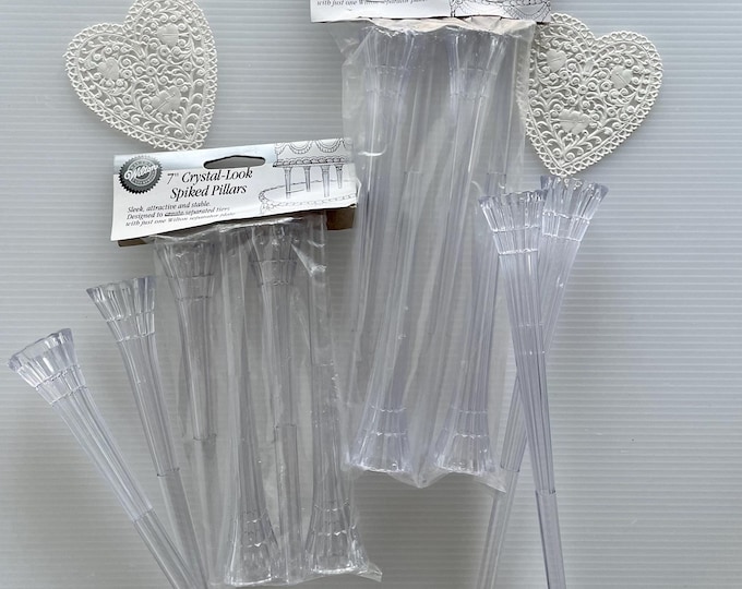 Vintage Wilton Filigree Wedding Cake Pillars; "cake and Craft Trims ...