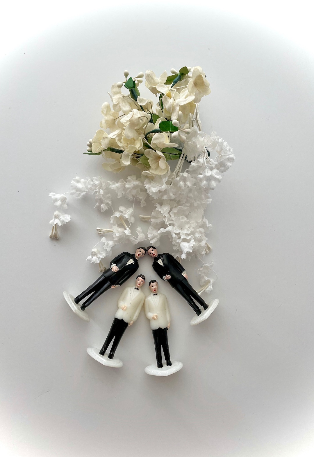 Vintage Mini Grooms Groomsmen Cake Decorations; One OR a Set of 2 ...