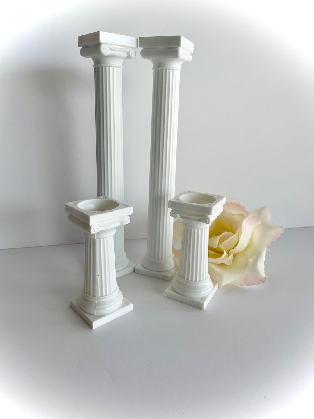 Vintage Wilton Wedding Cake Pillars: Grecian Columns for Crafts - Etsy