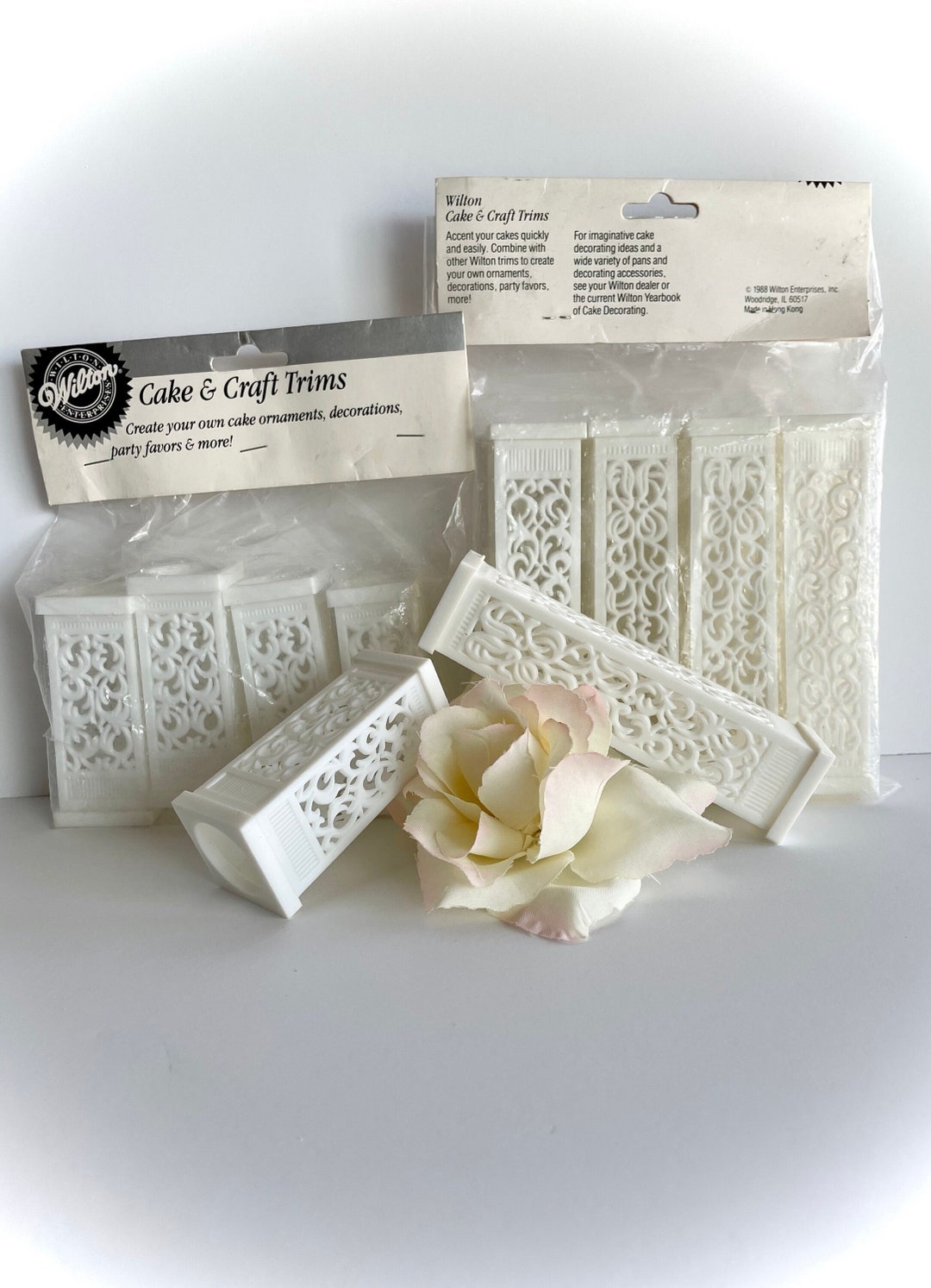 Vintage Wilton Filigree Wedding Cake Pillars cake and - Etsy