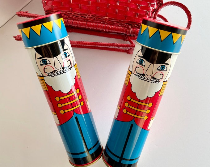 Vintage Avon Nutcracker Tin Soldier, Christmas Toyland Candy Container ...