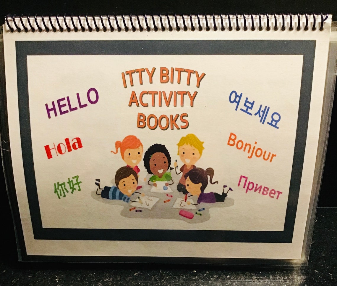 Itty Bitty Activity Book 1 - Etsy