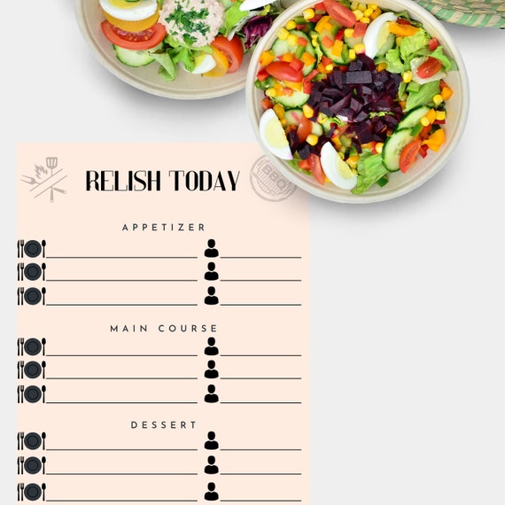Potluck Menu BBQ Themed Printable Menu - Etsy