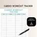 Cardio Workout Tracker, Fitness Planner, Runner's Journal, Work Out Log ...