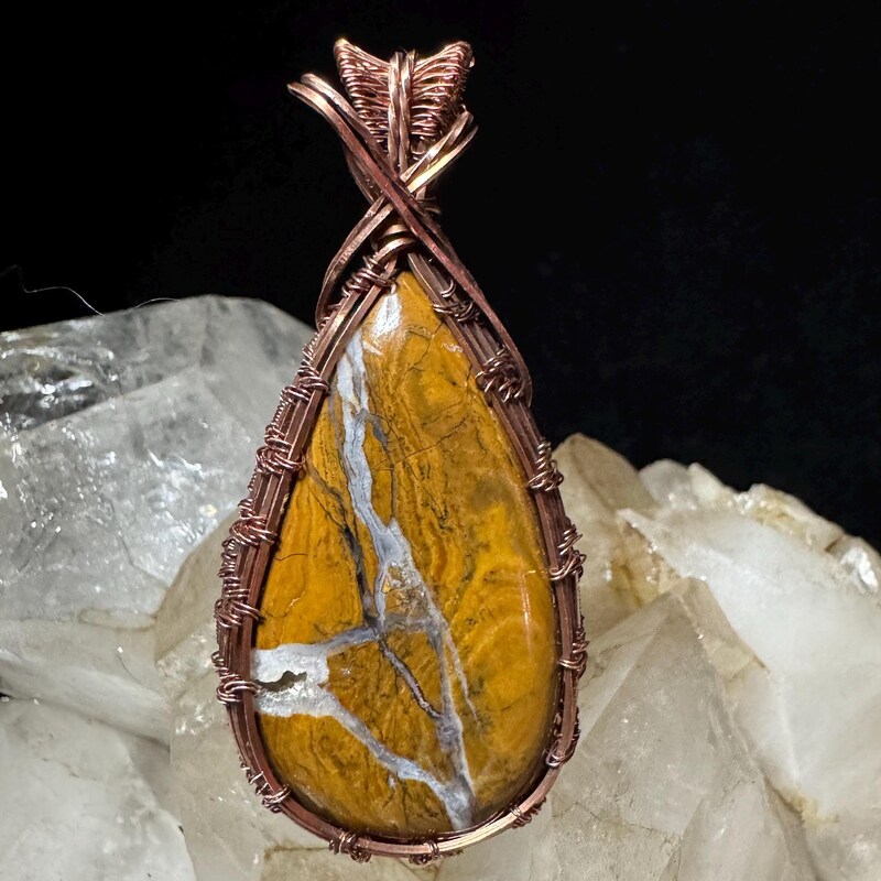 California Jasper Pendant - Etsy