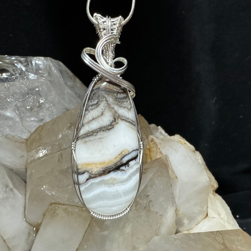 Silver Lace Onyx - Etsy