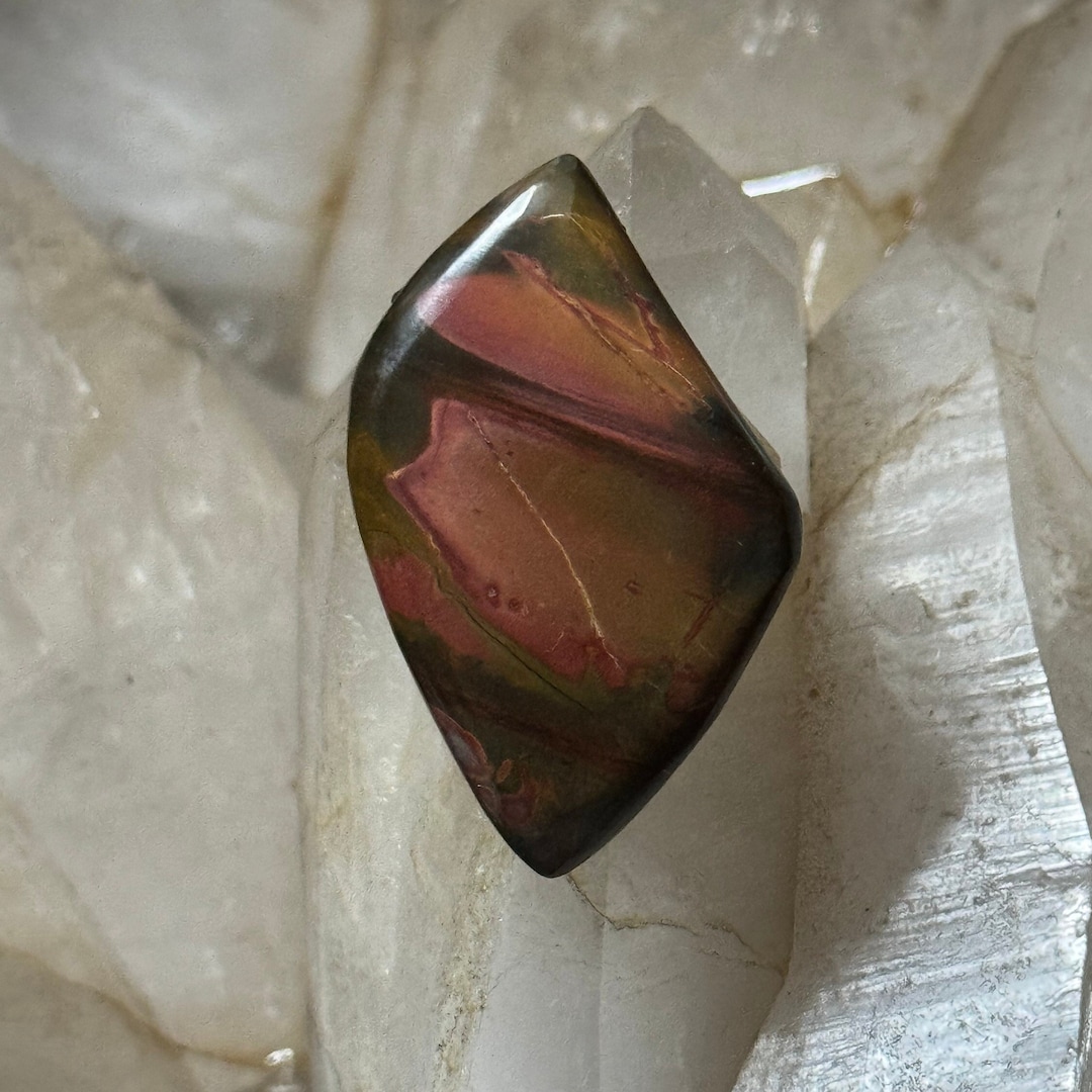 Cherry Creek Jasper Cabochon, Red Creek Jasper, Red and Green Jasper ...