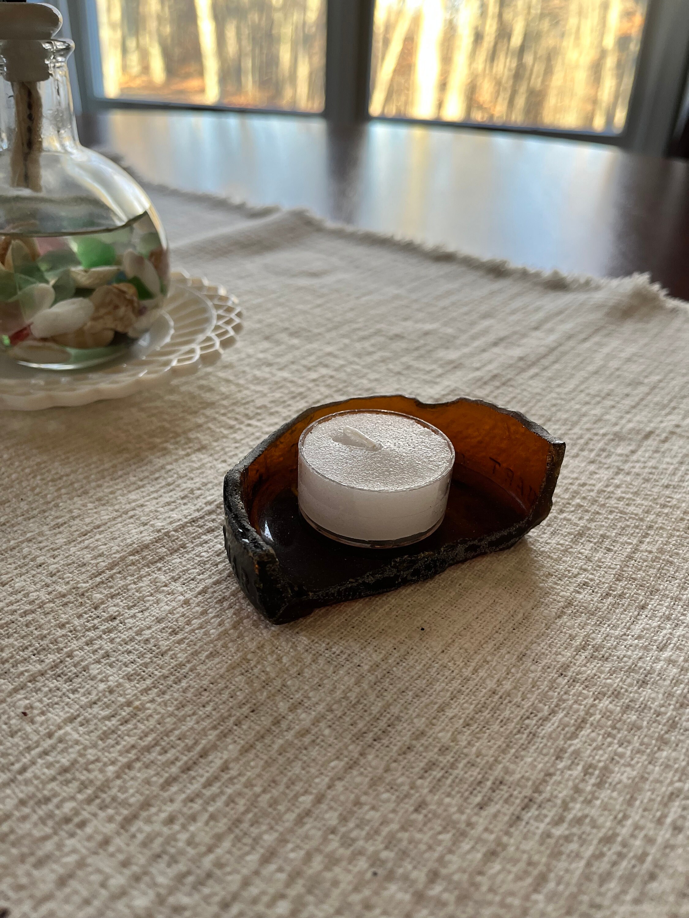 Sea Glass Beach Candle/beach Glass Candle/maine Sea Glass Candle ...