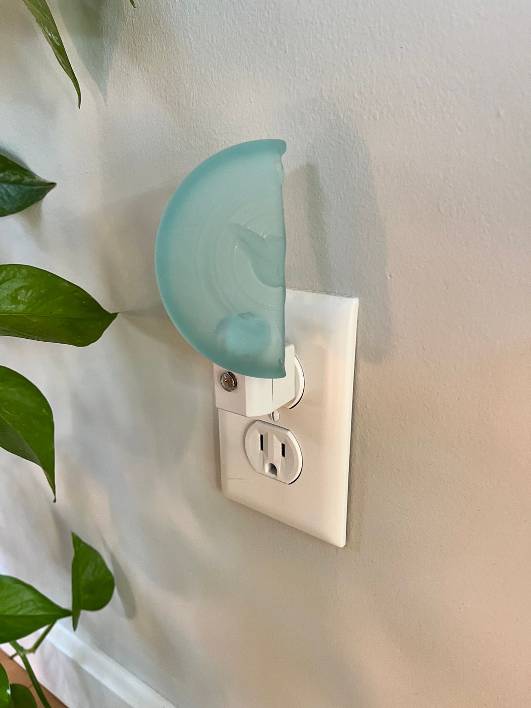 Sea Glass Night Light/beach Glass Night Light/maine Sea Glass - Etsy