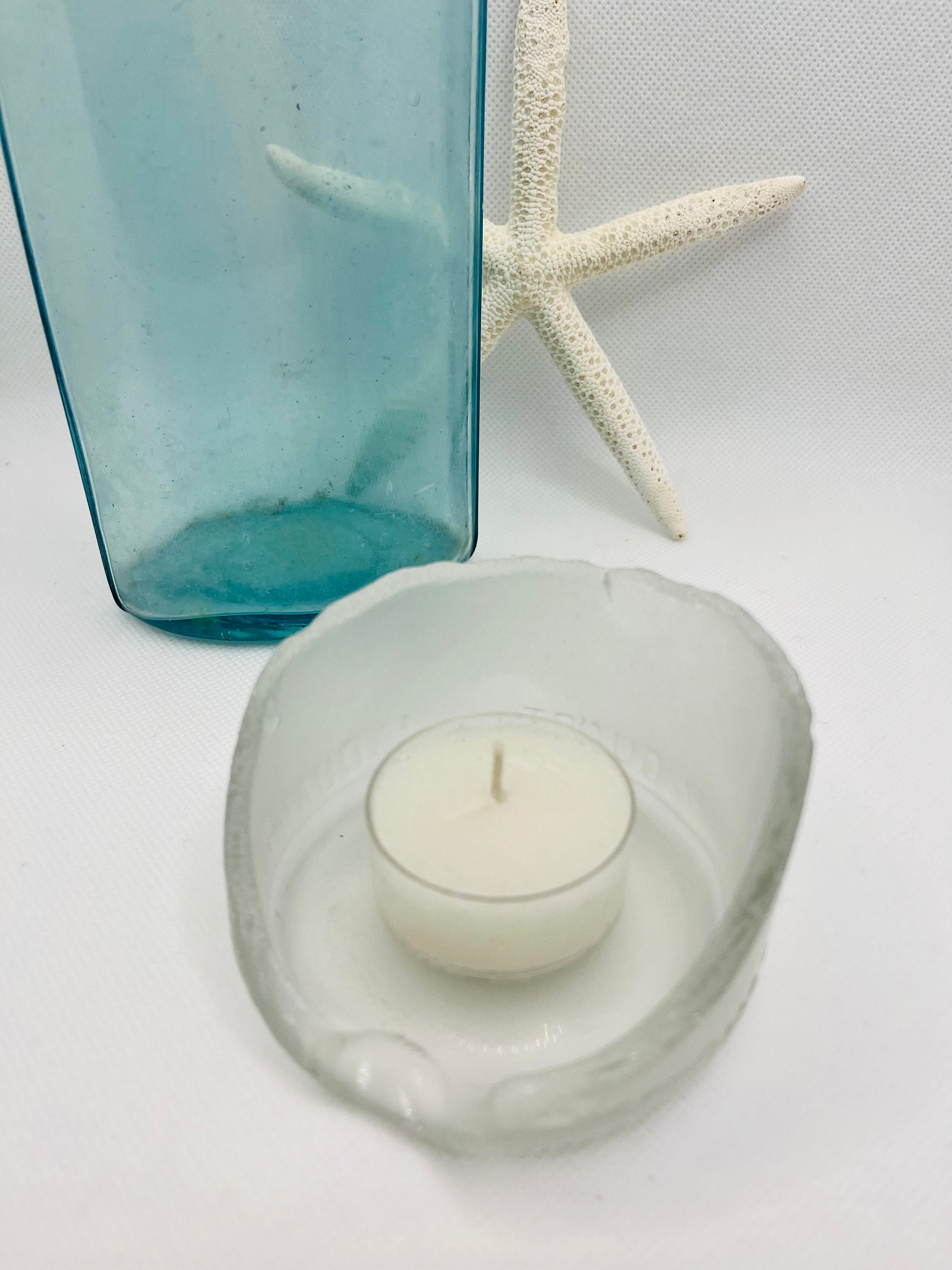 Sea Glass Beach Candle/beach Glass Candle/maine Sea Glass Candle ...