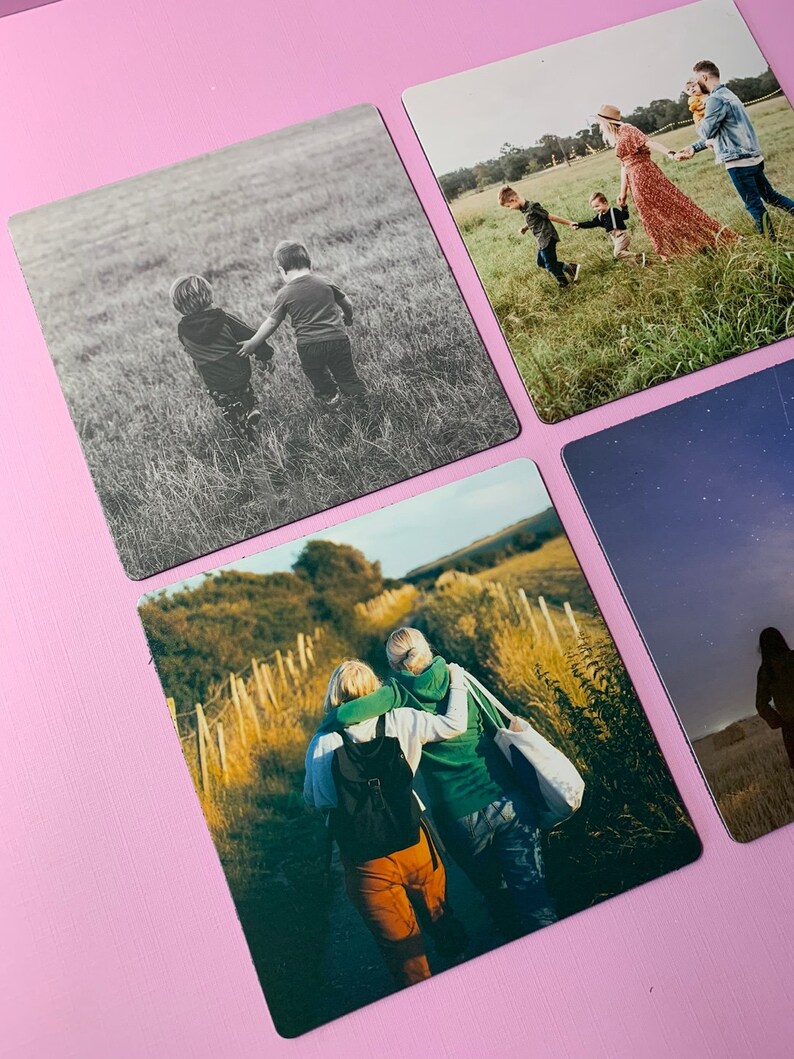 Sameday Delivery Custom Photo Magnets Square Photo Magnets Personalized ...