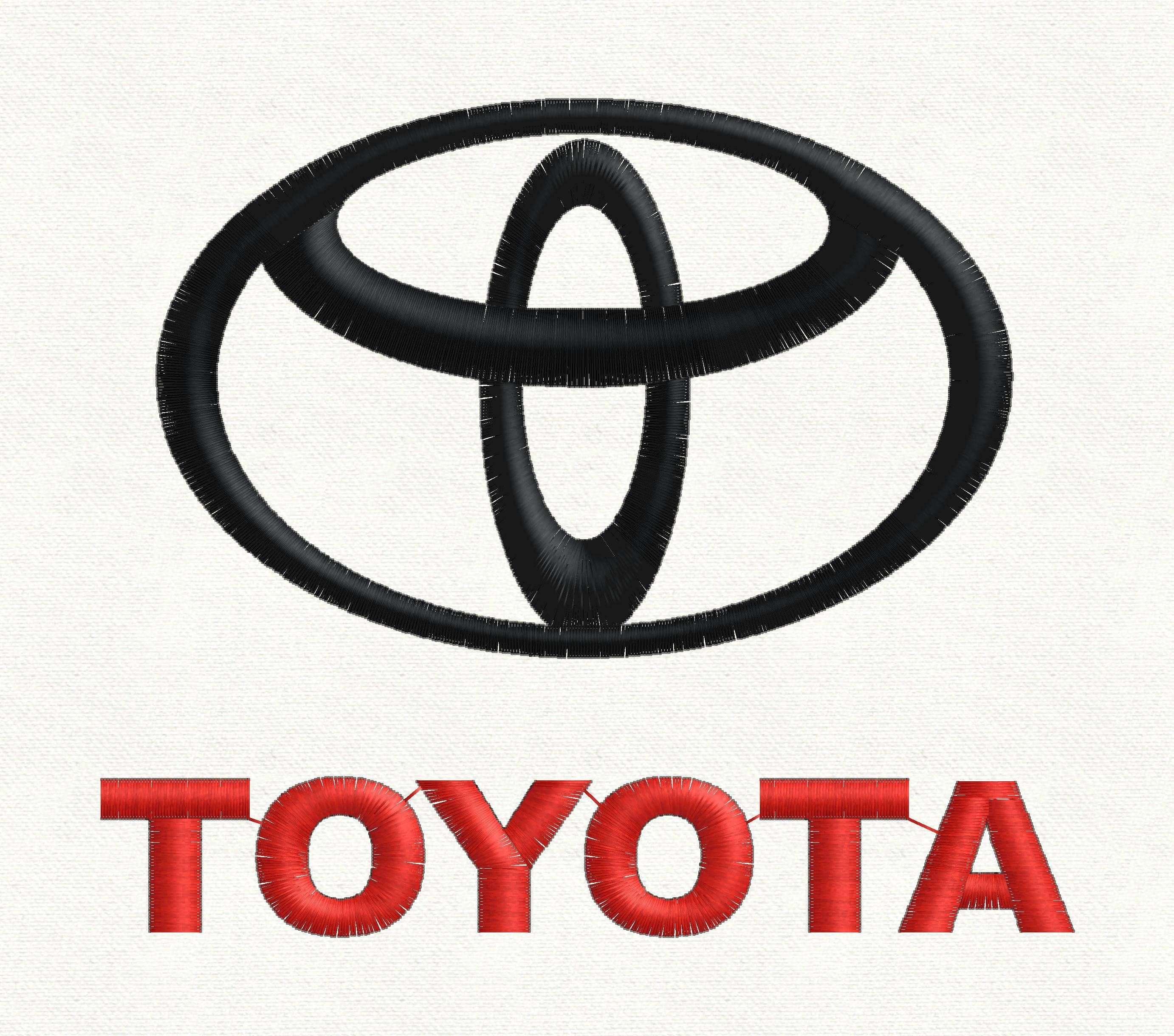Embroidery File TOYOTA - Etsy